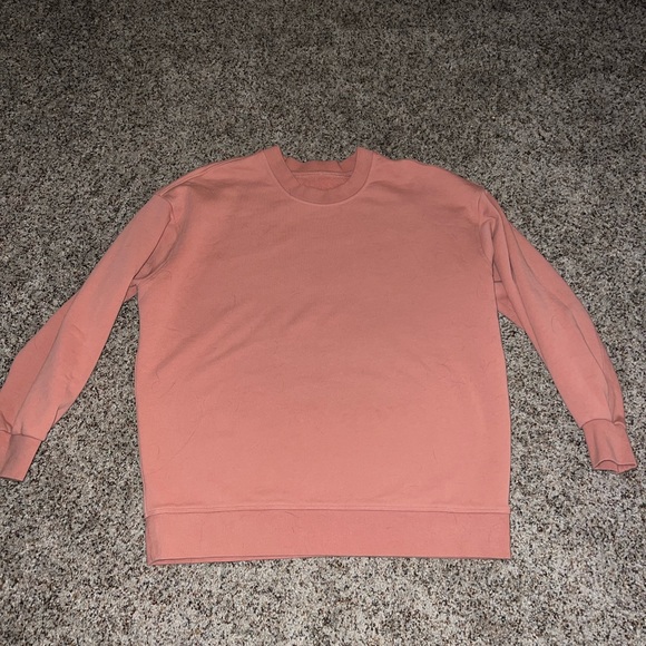 lululemon athletica | Tops | Lululemon Perfectly Oversized Crew In The ...